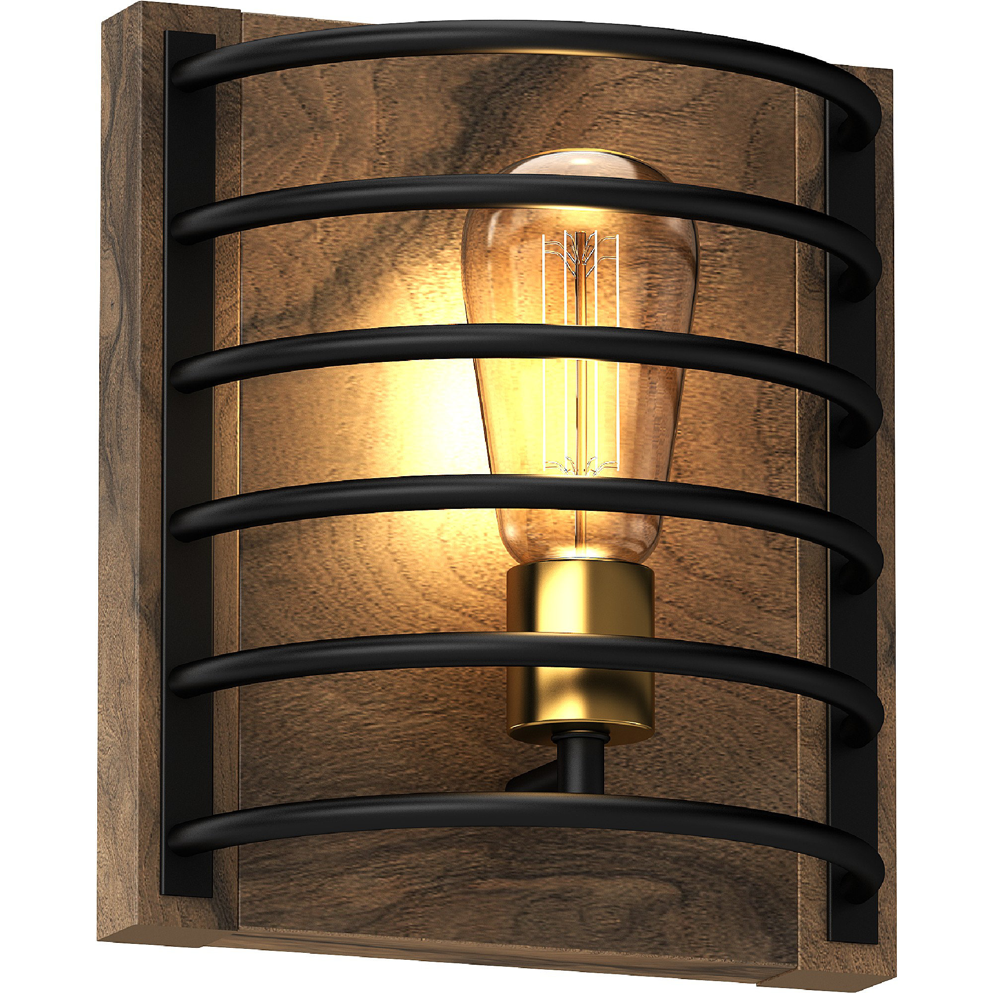 17 Stories Flush Mounted Sconce | Wayfair