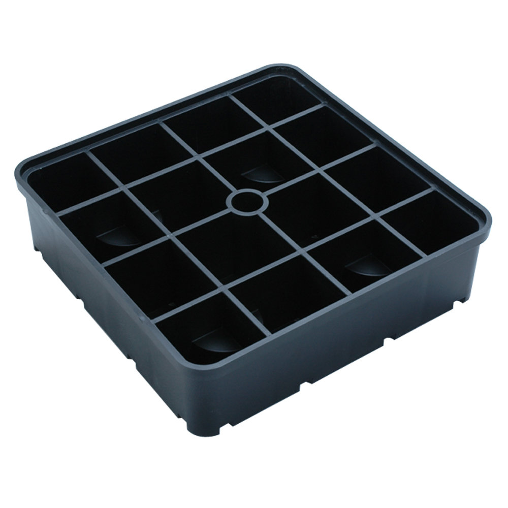 Udecx 11" x 11" Plastic Deck Riser in Black | Wayfair