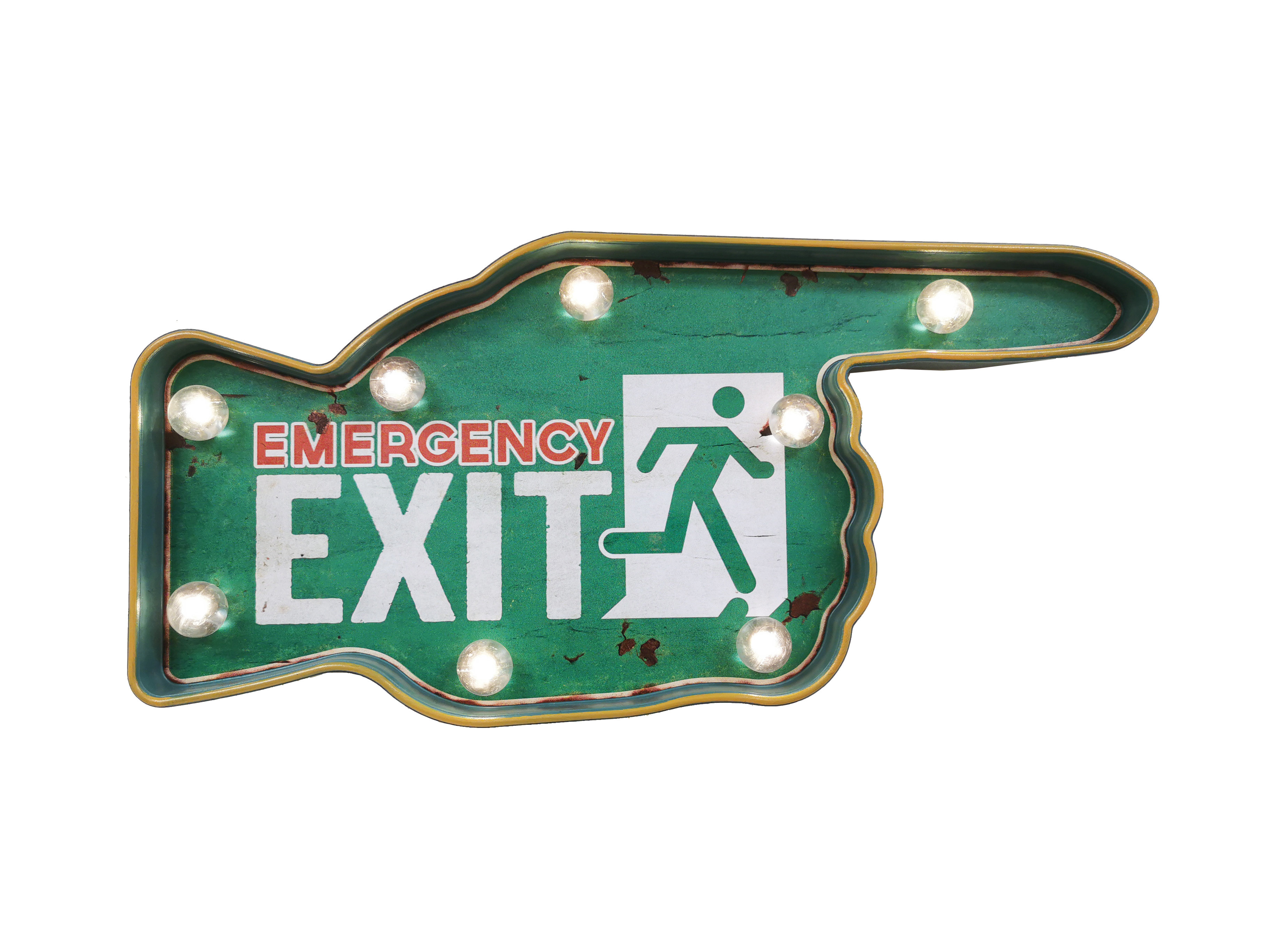 Carina's Collection Aluminum LED Exit Sign | Wayfair