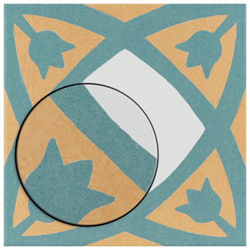 Merola Tile Revival 7.75" x 7.75" Ceramic Patterned Subway Wall & Floor ...