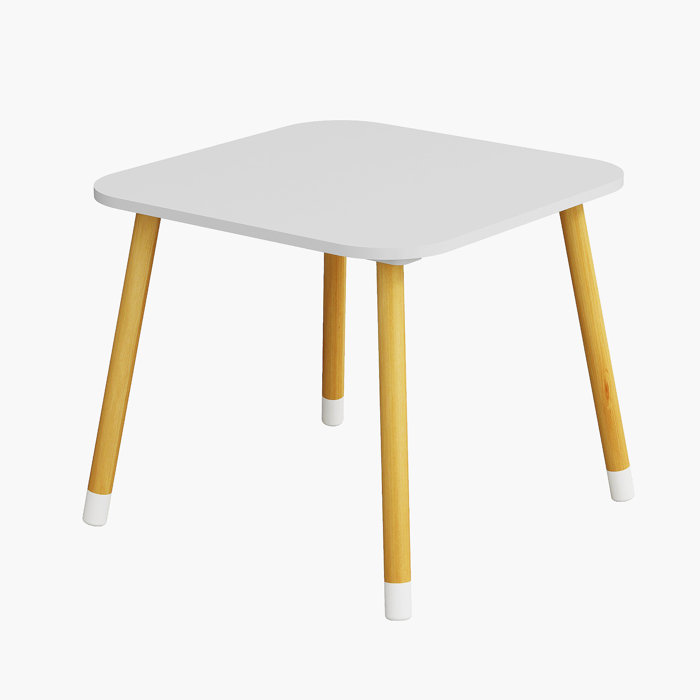 Zoomie Kids Naswith Kids Square Play / Activity Table and Chair Set ...