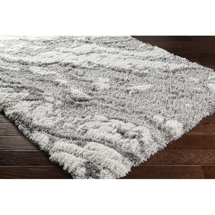 Wade Logan® Dittman Performance Gray/Off-White Rug & Reviews | Wayfair