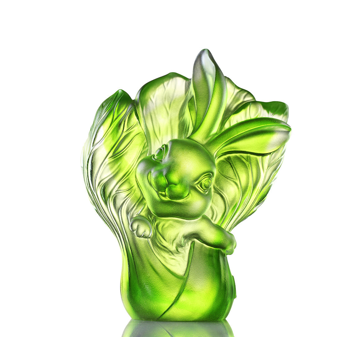 LIULI Crystal Art Year of The Rabbit Figurine | Wayfair