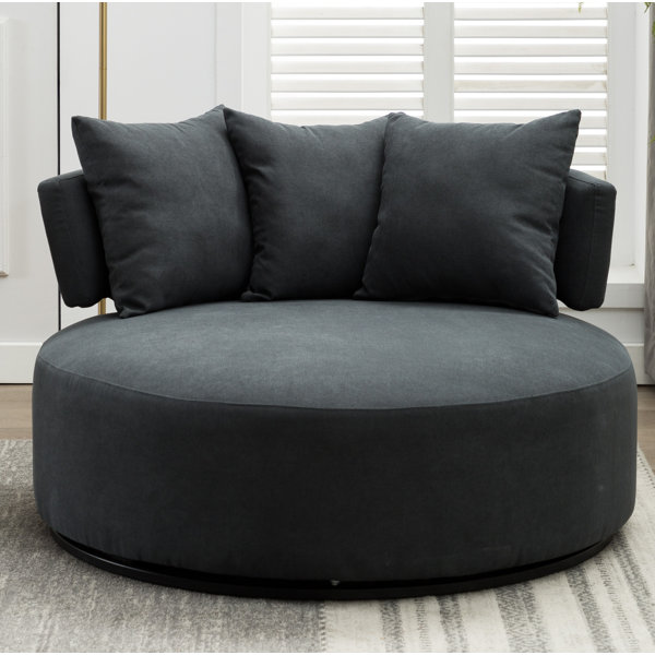 Circular-swivel-couch | Wayfair