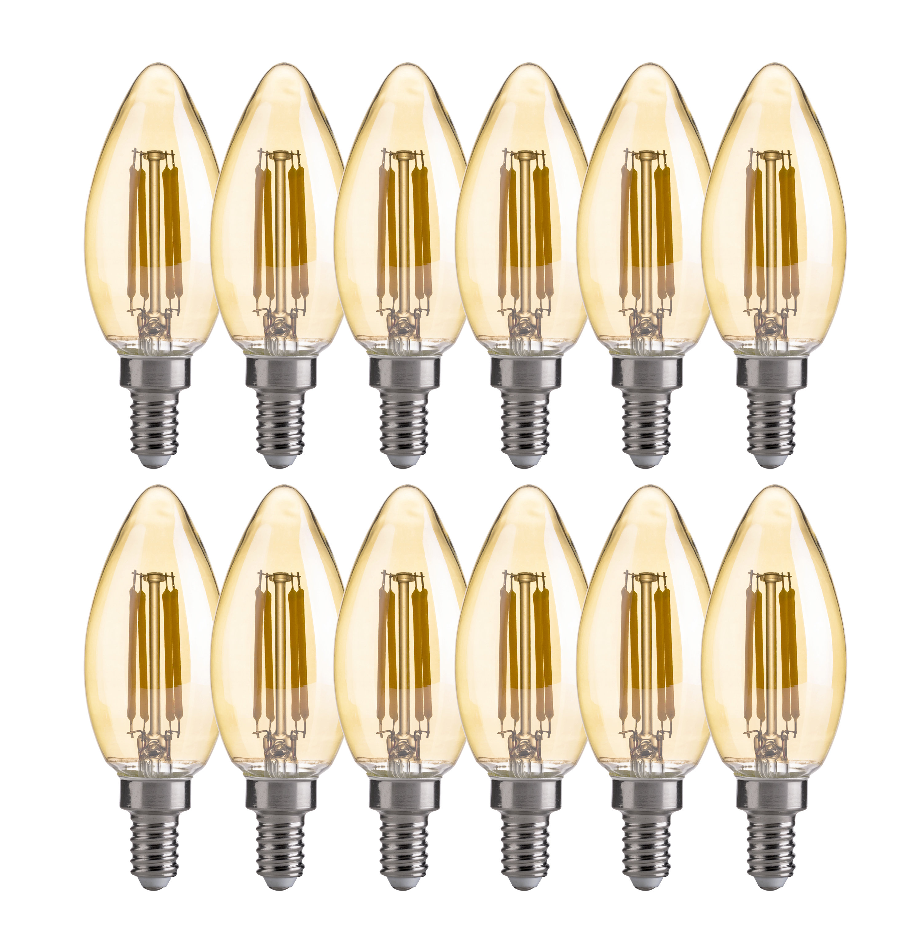 FLSNT 4 Watt (40 Watt Equivalent) B11 Dimmable Light Bulb, E12 ...