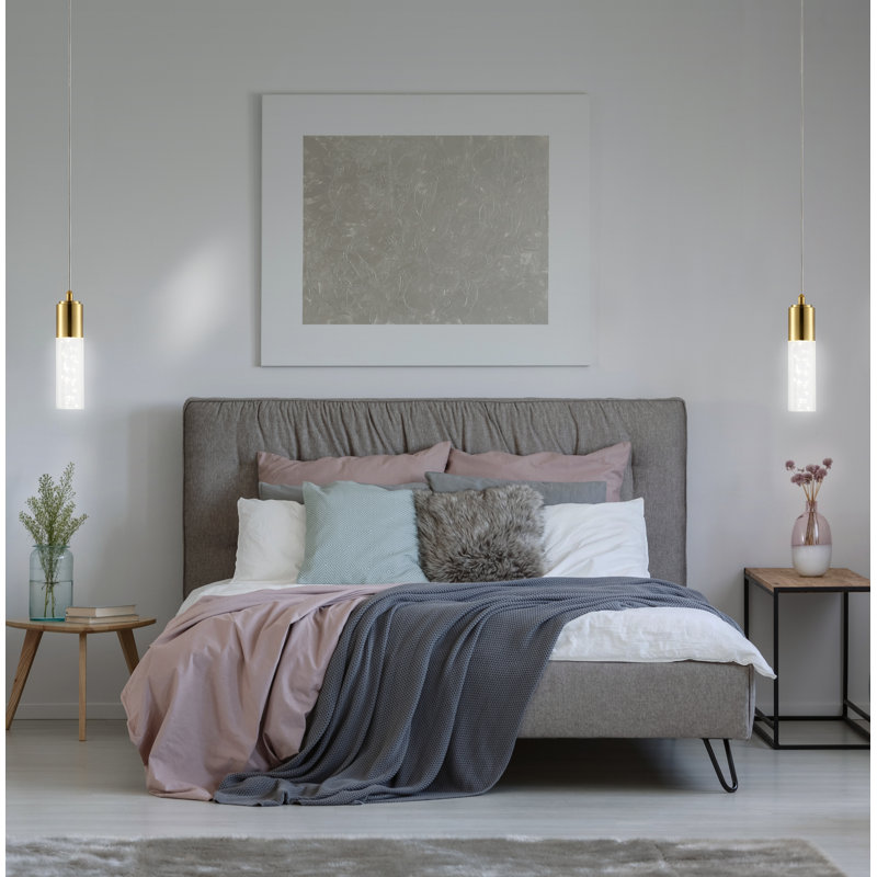 Wrought Studio Octa 1 - Light Single Cylinder LED Pendant & Reviews ...