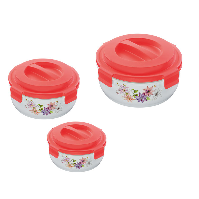 king Hot Lock 3 Piece Container Set | Wayfair.co.uk