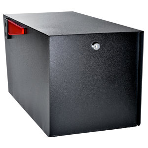 Mail Boss Street Safe Latitude Front & Rear Access Locking Post Mounted ...