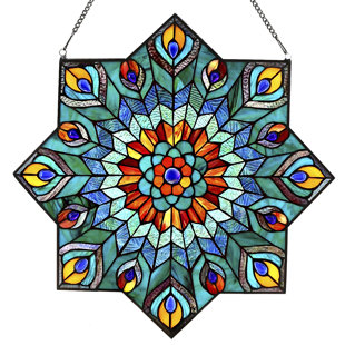 Wayfair | Square Shaped Stained Glass Panels You'll Love in 2022