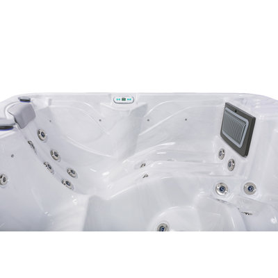 Bueno Spa 5 - Person 42 - Jet Acrylic Square Hot Tub with Ozonator in ...