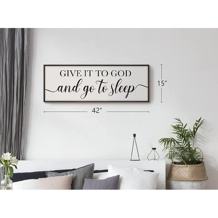 Trinx Solid Wood Text Wall Decor | Wayfair