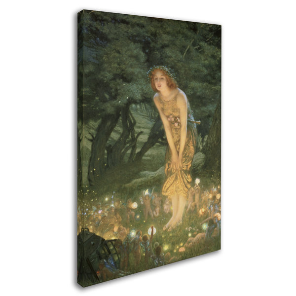 Trademark Art Midsummer Eve by Edward Robert Hughes - Print & Reviews ...