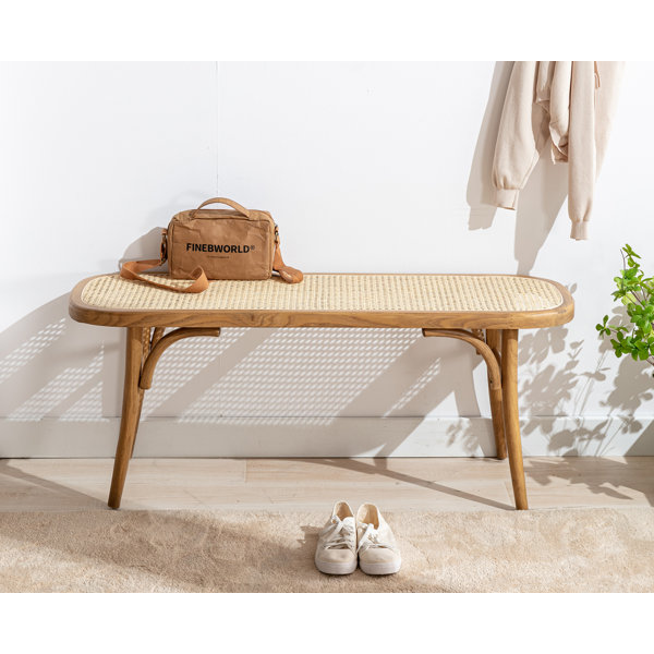 Bay Isle Home Barnicle Wood Bench & Reviews | Wayfair
