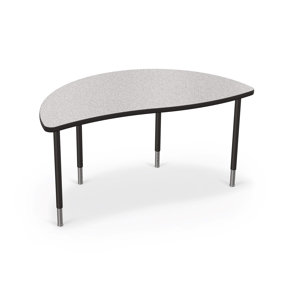 MooreCo Hierarchy Creator 57" x 30" Half Circle Activity Table | Wayfair