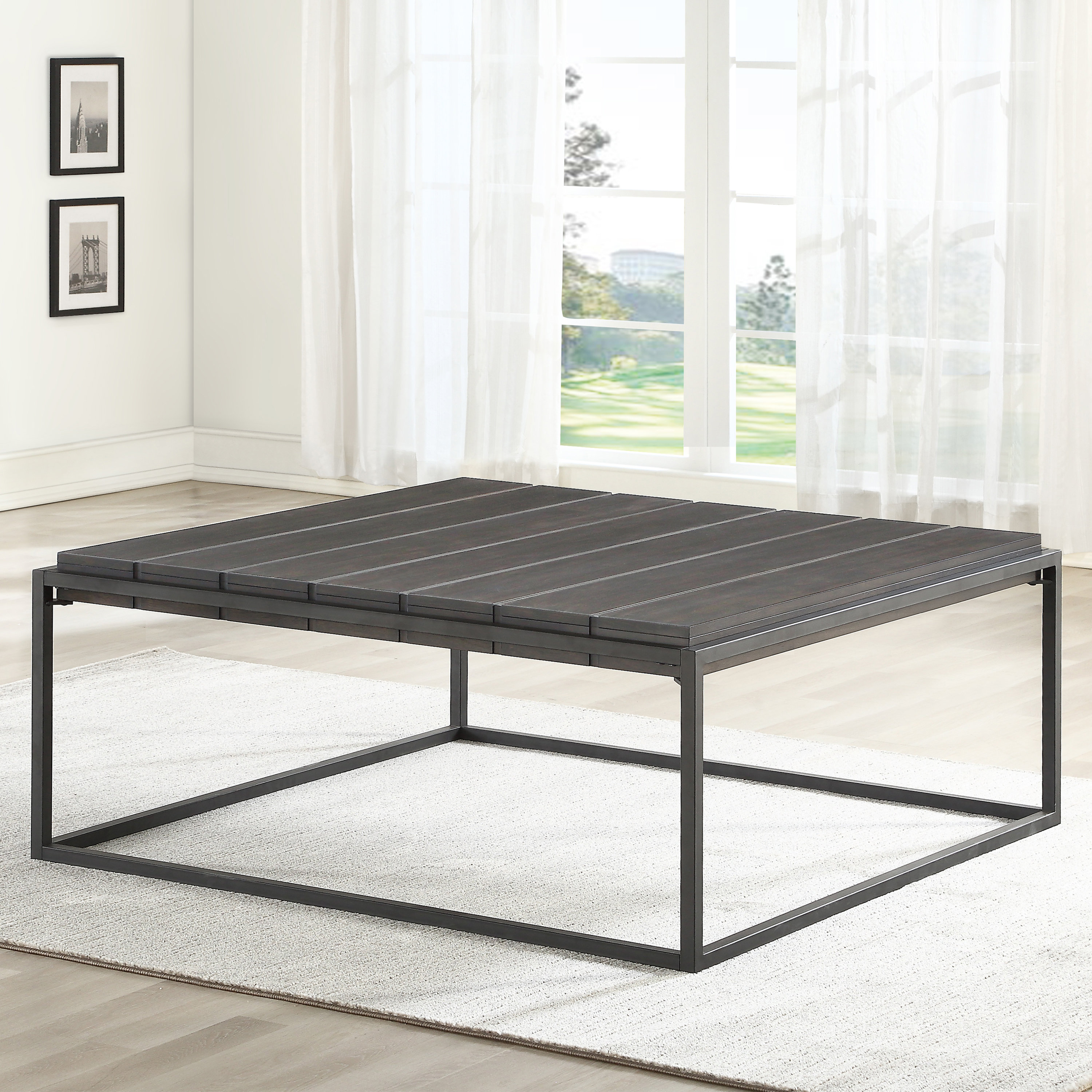 Gracie Oaks Slaymaker Frame Coffee Table | Wayfair