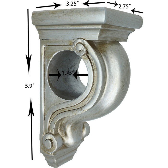 Charlton Home® Souliere Curtain Drapery Sconce & Reviews | Wayfair