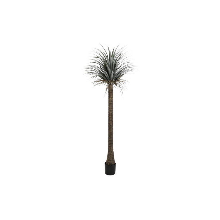 The Seasonal Aisle 210Cm Faux Palm Tree in Planter | Wayfair.co.uk