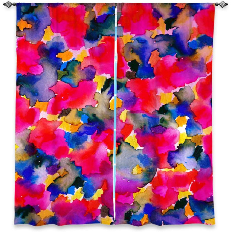 MH Handel Polyester Semi-Sheer Curtain Pair | Wayfair