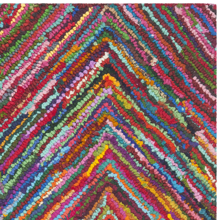 Mistana™ Barnes Handmade Hand Tufted Cotton Pink / Multi Rug & Reviews ...