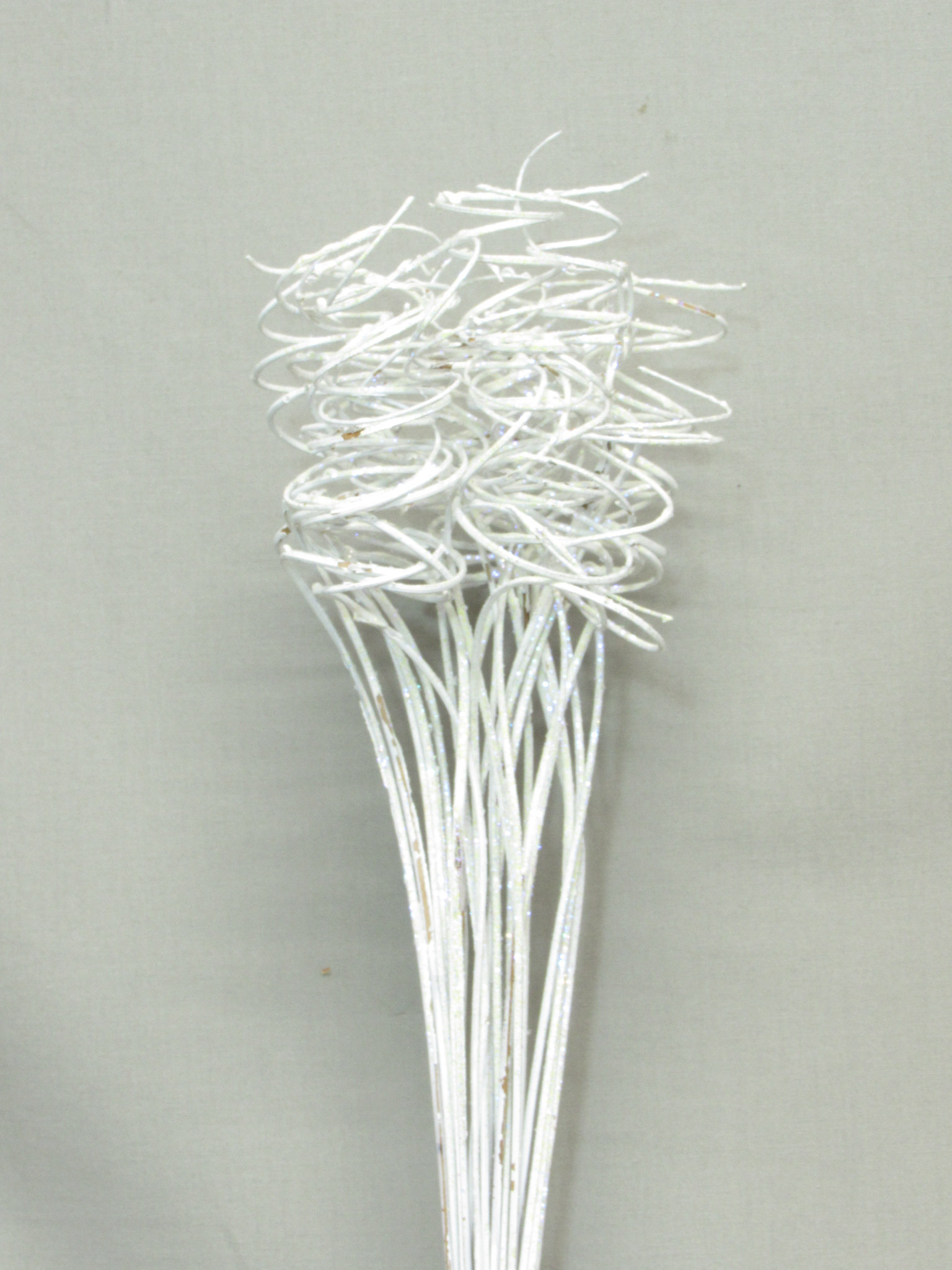 Primrue MINI SPIRAL TING TING PAINTED WHITE WITH GLITTER | Wayfair