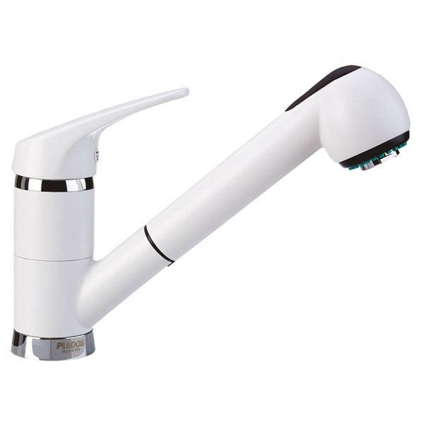 Belfry Kitchen Ayanna Single Handle Monobloc Mixer Tap with Extractable ...