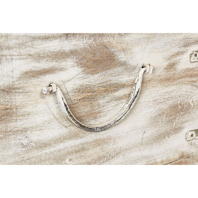 Langley Street Emil Wood Storage Bench | Wayfair.co.uk