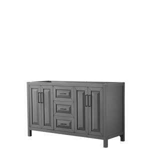 Wyndham Collection Daria 59" Double Bathroom Vanity Base Only & Reviews ...