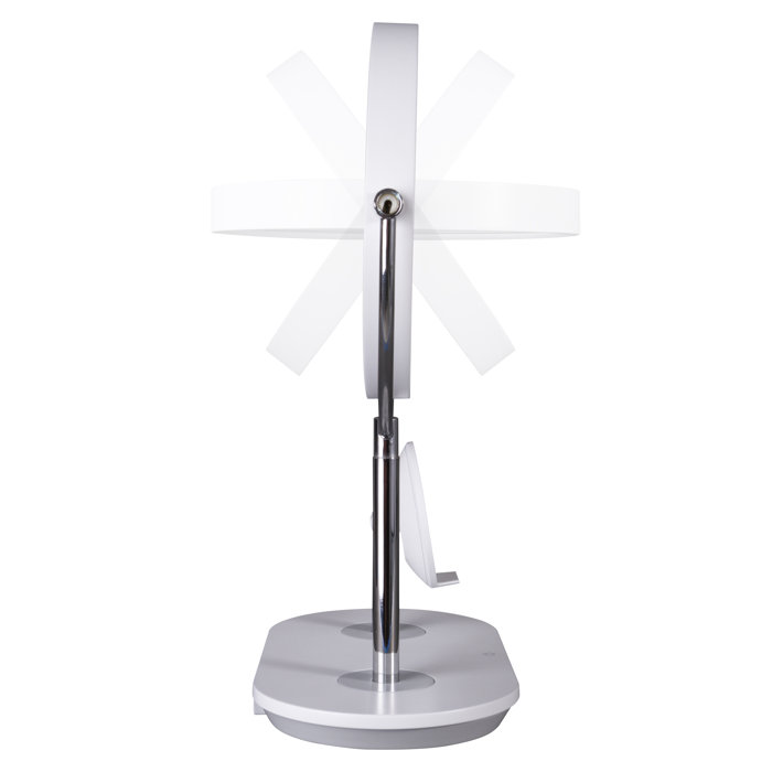 OttLite Wireless Charging LED Makeup Mirror - Illuminated Magnifying ...