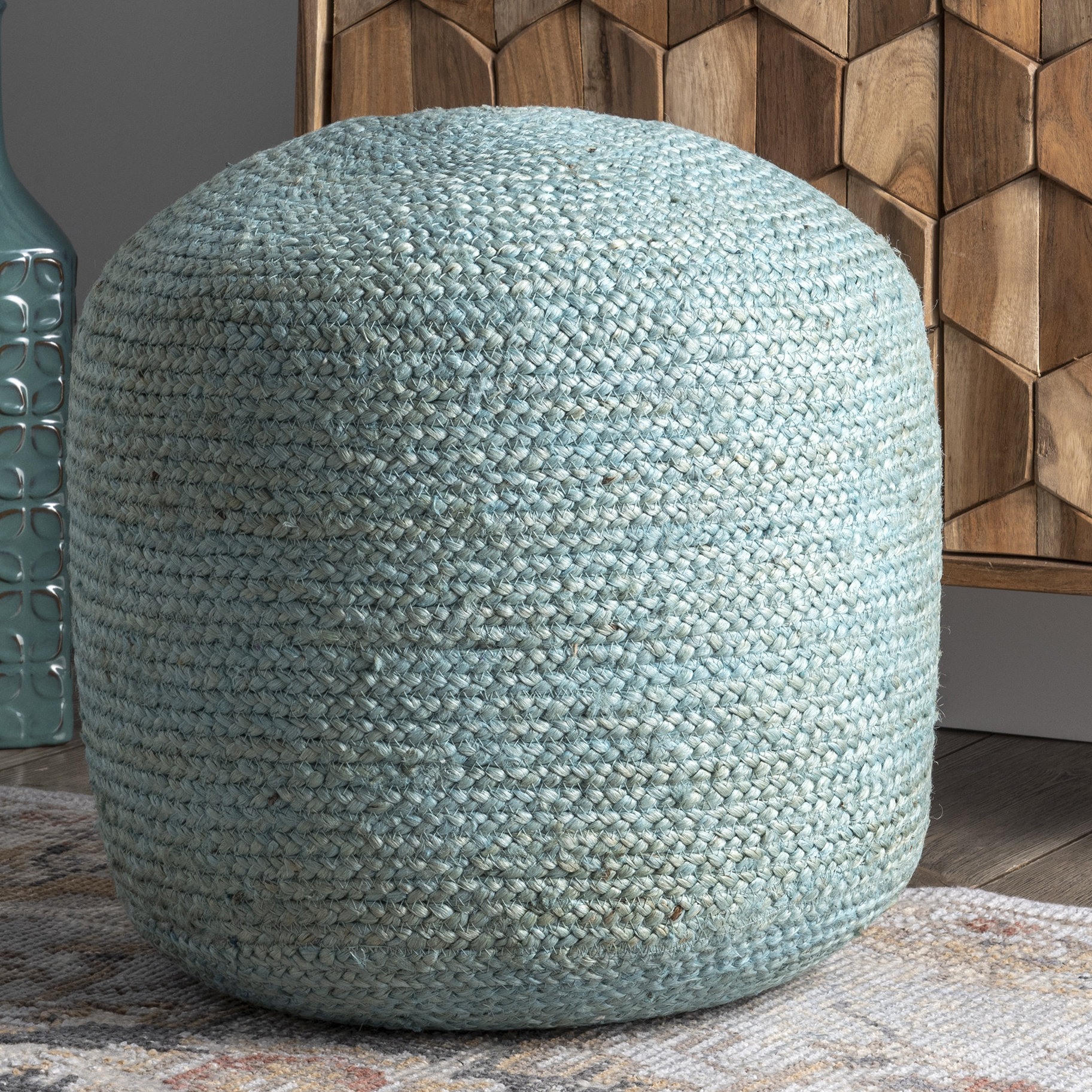 Longshore Tides Mablethorpe Upholstered Pouf & Reviews | Wayfair