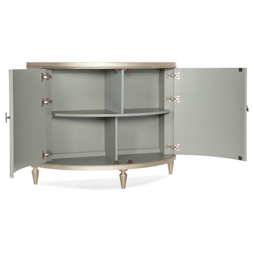 Hooker Furniture Melange Half Circle Accent Cabinet | Perigold
