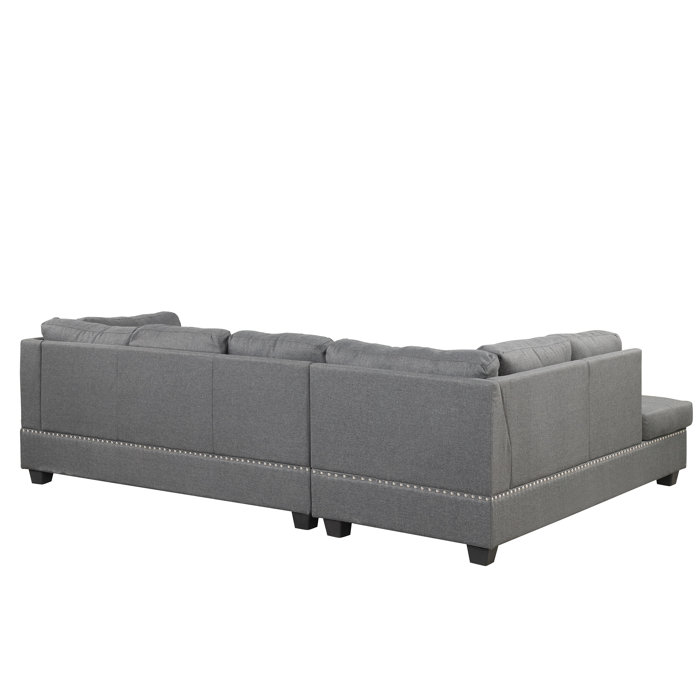 Lark Manor Agurtzane 3 - Piece Upholstered Sectional | Wayfair
