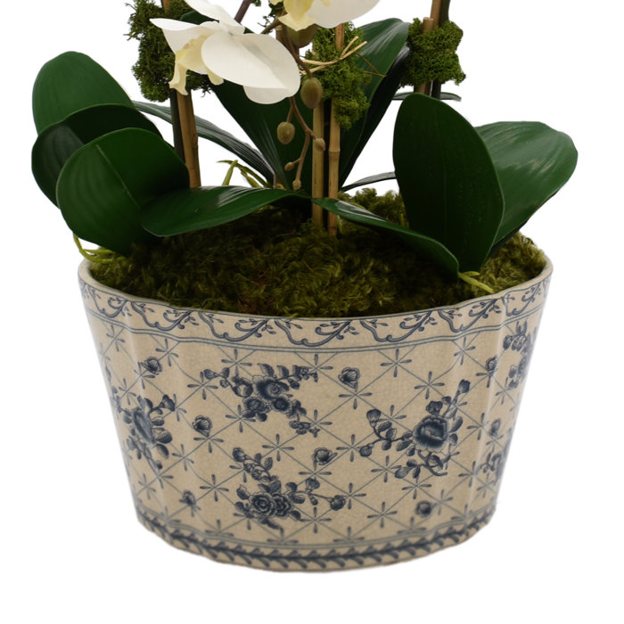 Creative Displays, Inc. Orchid Decorative Planter | Wayfair