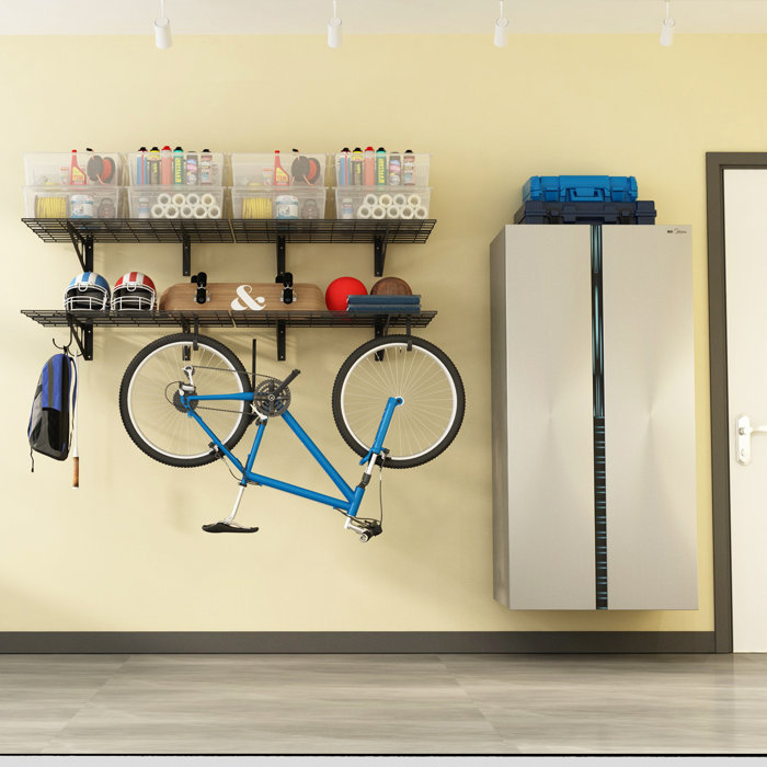 WFX Utility™ Wall Mounted Garage Storage Shelves & Reviews | Wayfair