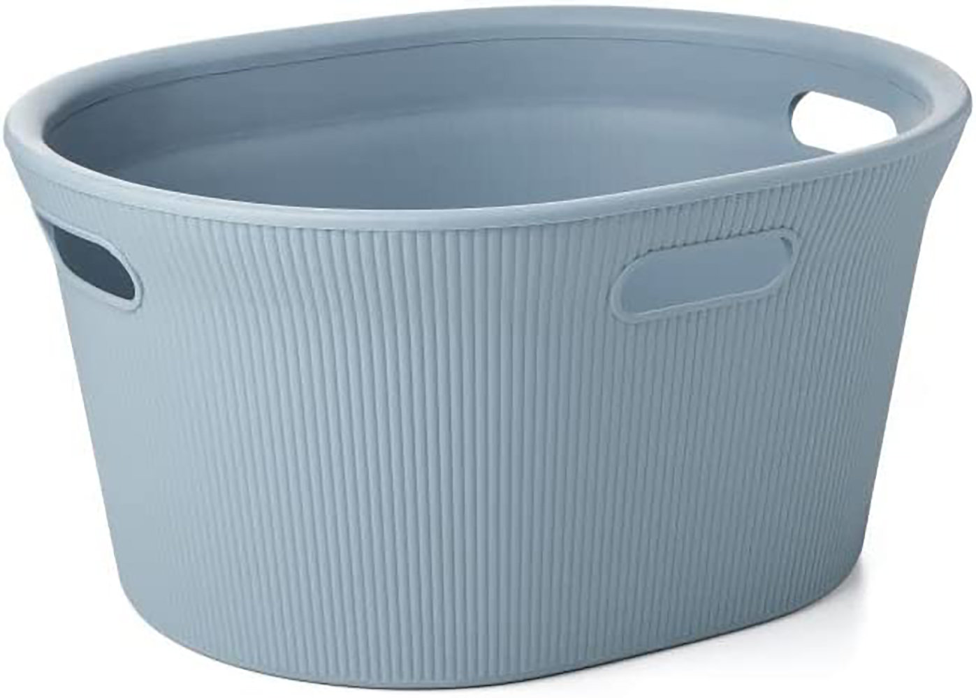 Rebrilliant Ribbed Laundry Basket | Wayfair