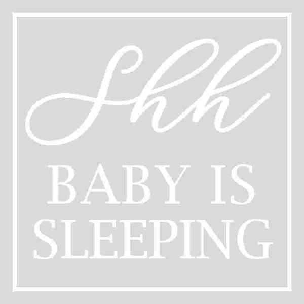 Trinx Shh Baby Is Sleeping On Canvas Print | Wayfair