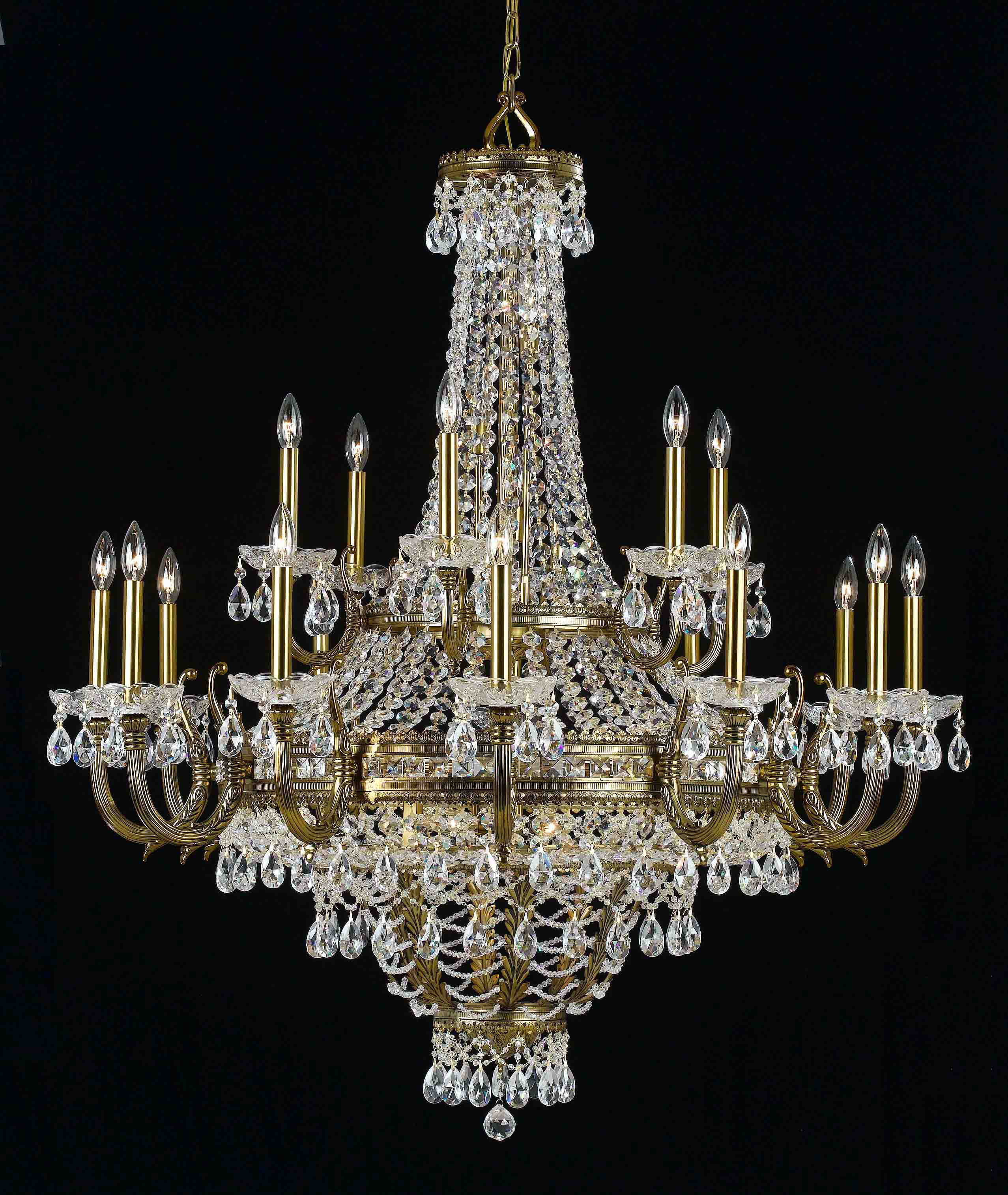 Classic Lighting Contessa 27 - Light Dimmable Tiered Chandelier | Wayfair