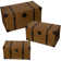 Ebern Designs Malaena 3 Piece Vintage Trunk Set | Wayfair.co.uk
