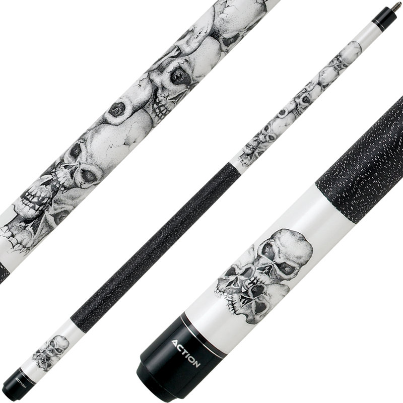 Action Adventure Skulls Pool Cue & Reviews | Wayfair