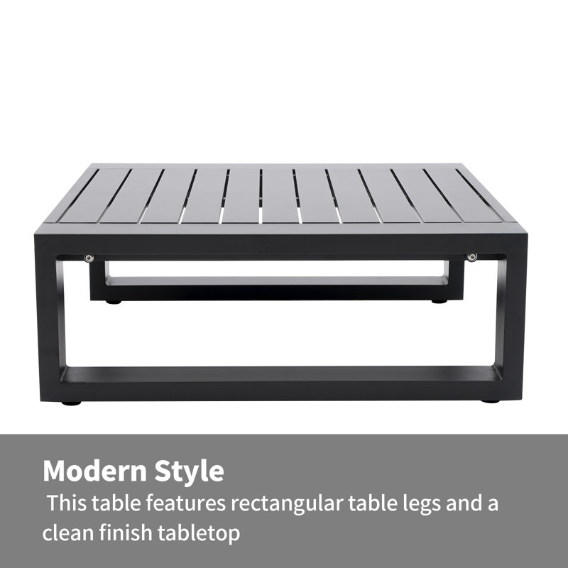 Latitude Run® Metal Outdoor Coffee Table | Wayfair