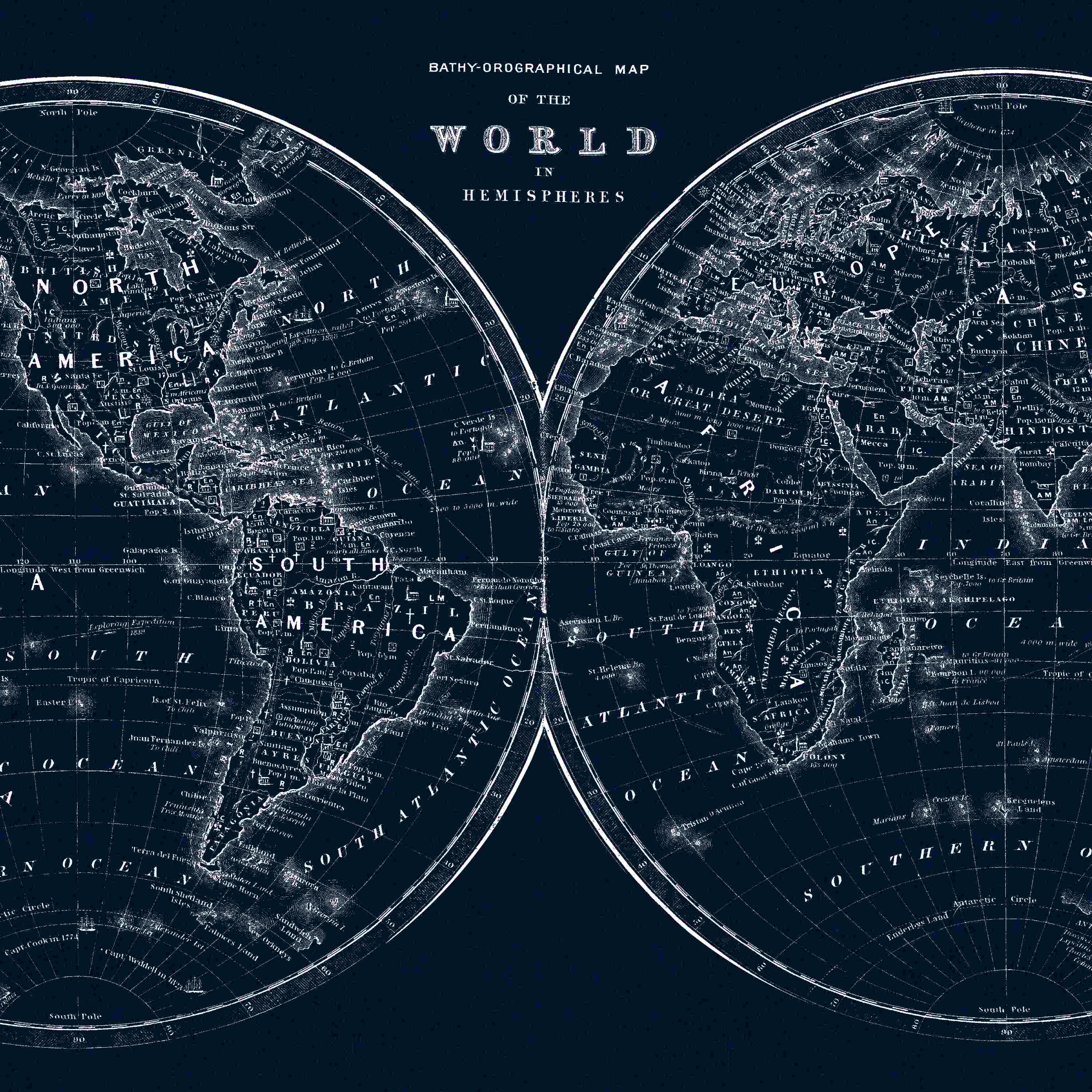 17 Stories World Globe Map - Wrapped Canvas Painting | Wayfair