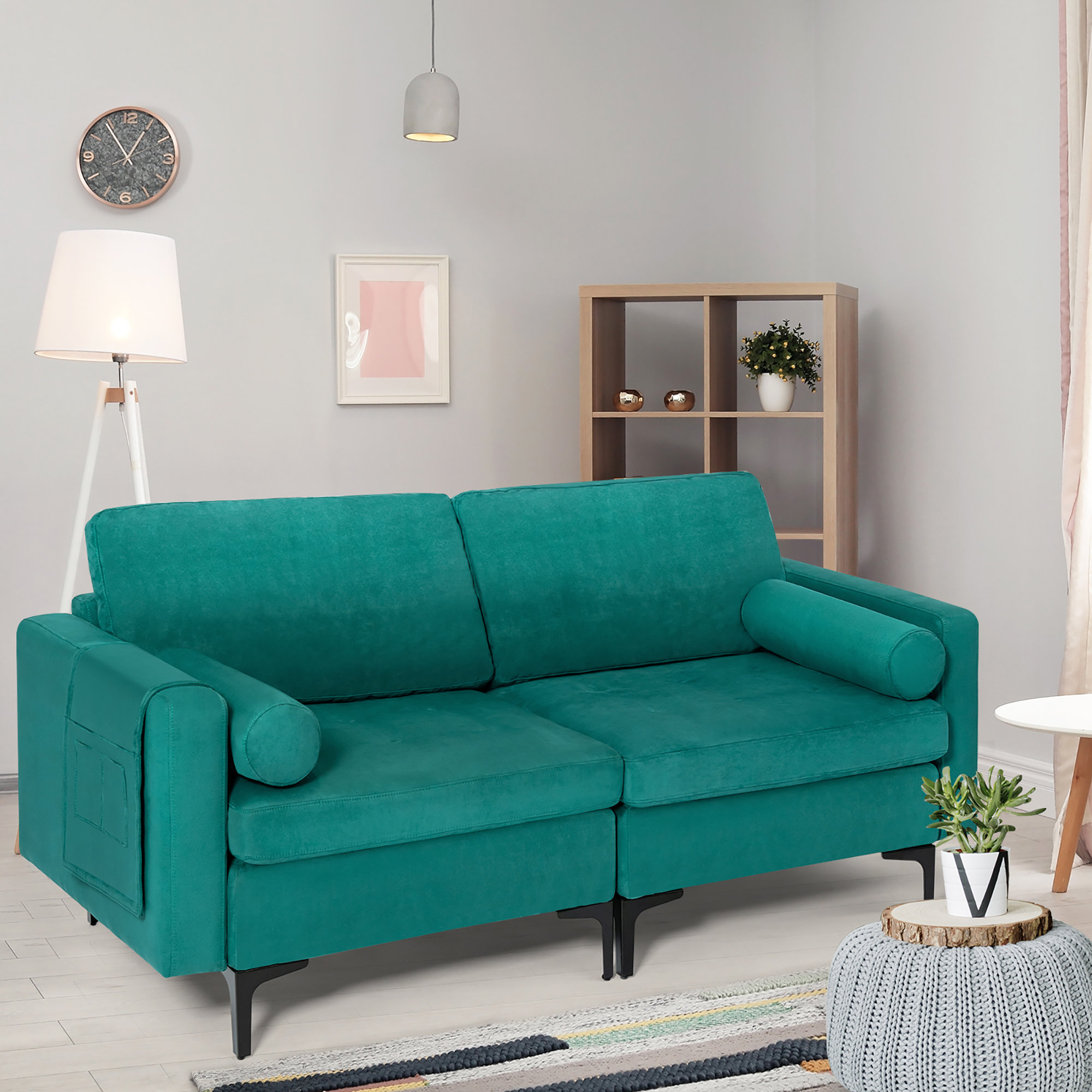 Latitude Run® Rabeea 68'' Upholstered Loveseat | Wayfair