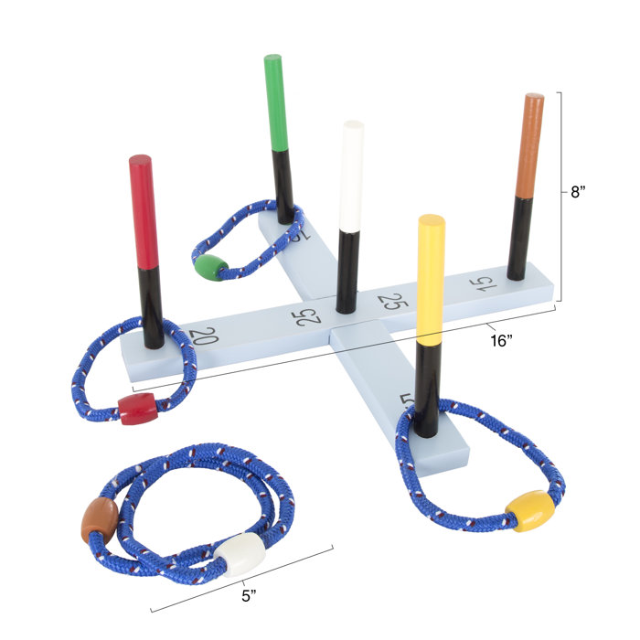 Hey! Play! Rope Ring Toss with Carrying Case & Reviews | Wayfair