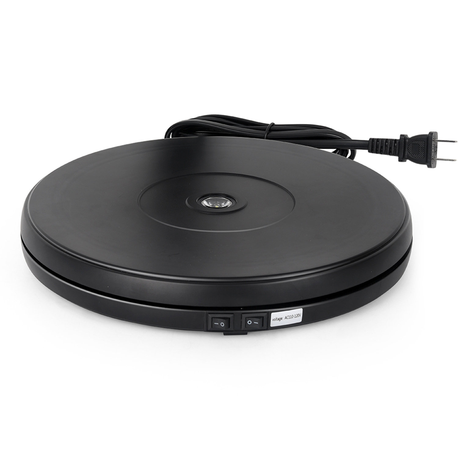 CELLPAK LED Black Rotating Display Stand 360 Degree Turntable ...