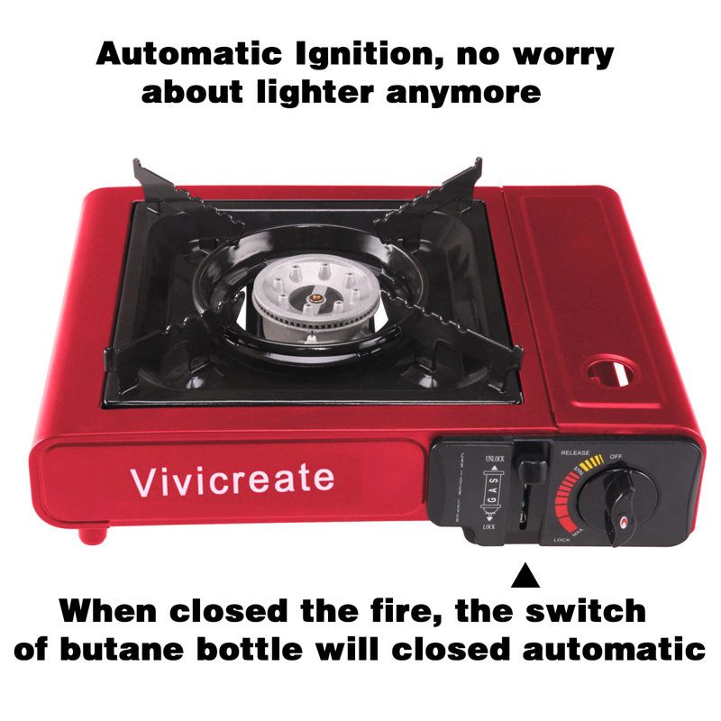 Vivicreate Single Burner Butane Outdoor Stove | Wayfair