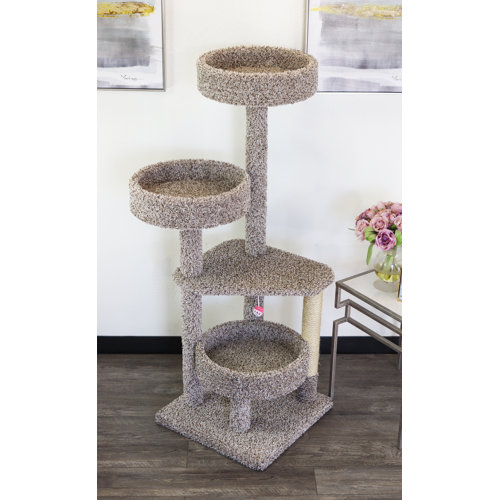New Cat Condos 54" Cat Tree | Wayfair