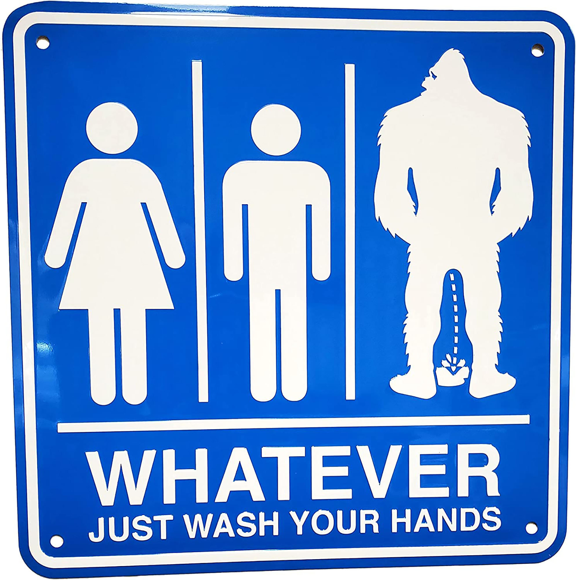 Squatch Metalworks Whatever Just Wash Your Hands Sign Wayfair