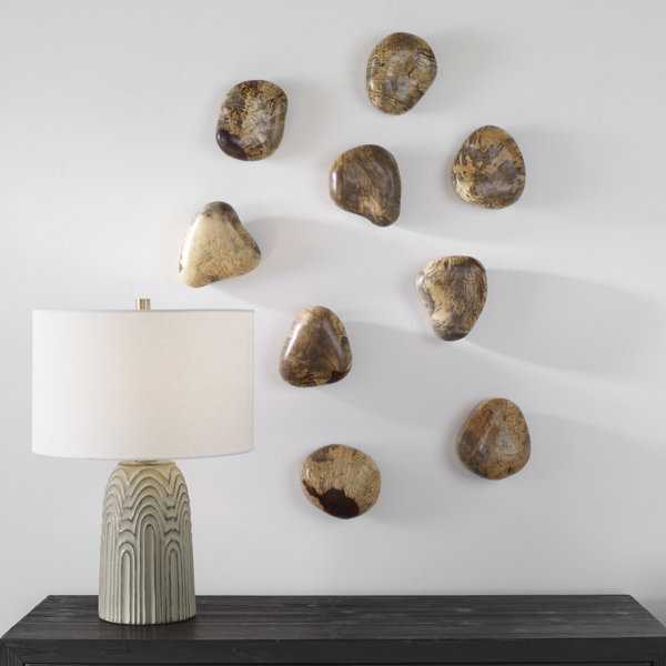 Uttermost 9 Piece Pebbles Wall Decor Set | Wayfair