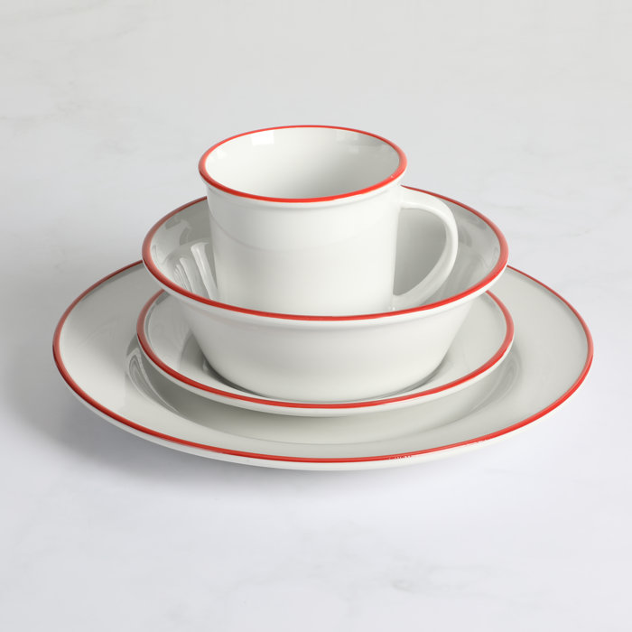 Martha Stewart Cliffield Ceramic Dinnerware Set - Service for 4 | Wayfair