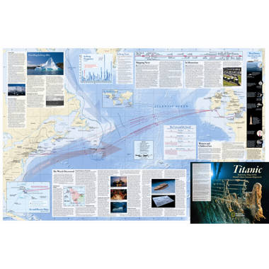 National Geographic Maps Shipwrecks of Delmarva Wall Map & Reviews ...