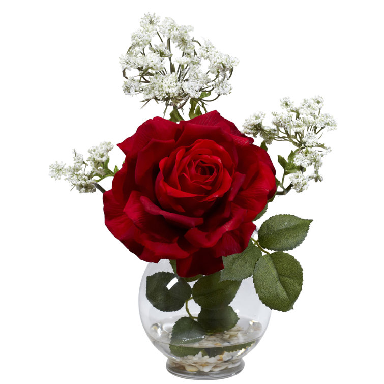 Primrue Roses Centerpiece in Vase & Reviews | Wayfair